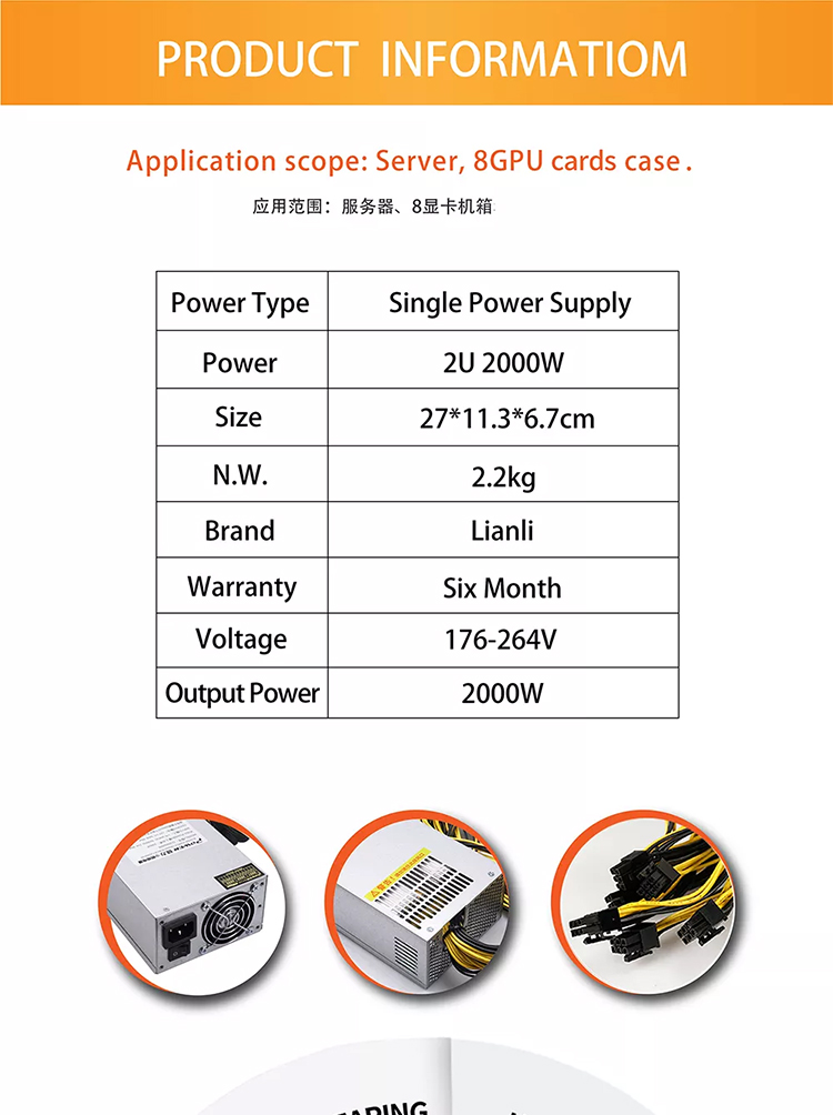 Buy China Wholesale Desktop 2000w Computer Power Supply Pc Gaming Atx Modular Power Supply ...