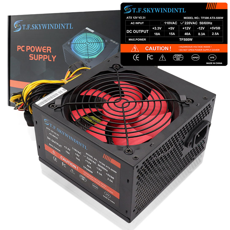 Tfdp New Electronics Gamer Desktop Case Gaming Computer Atx Power ...