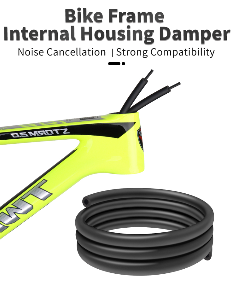 Risk 1.5m 1.6m / Lot Bike Frame Internal Housing Damper 6mm Foam Sleeve ...