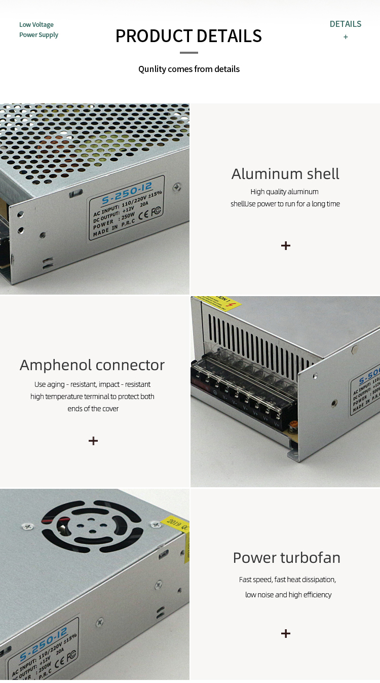 Buy China Wholesale Slim Type 12v 12.5a 150w Lrs-150-12 Ac To Dc 110v ...