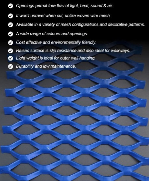 Buy Wholesale China Aluminum Mesh Decorative Aluminum Expanded Metal Mesh Panels & Aluminium ...