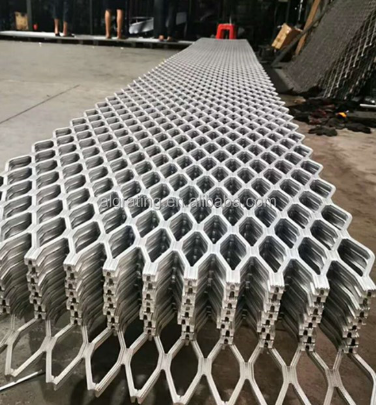 Roof Safety Aluminum Expanded Mesh Grating Walkway - Buy China ...