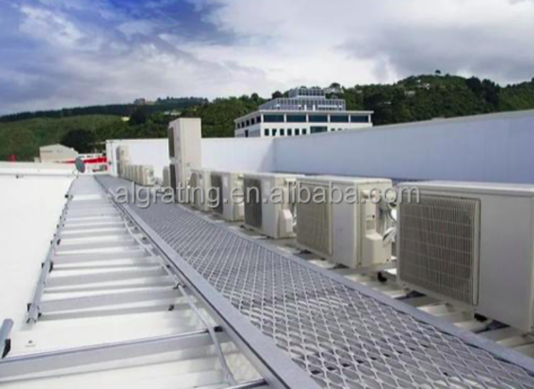 Roof Safety Aluminum Expanded Mesh Grating Walkway - Buy China ...