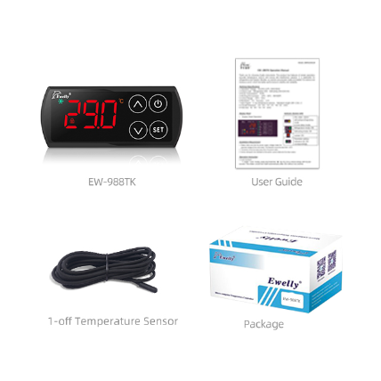 Ewelly Waterproof Smart Touch Control Panel With Temperature Control Ew-988tk Heating Element ...