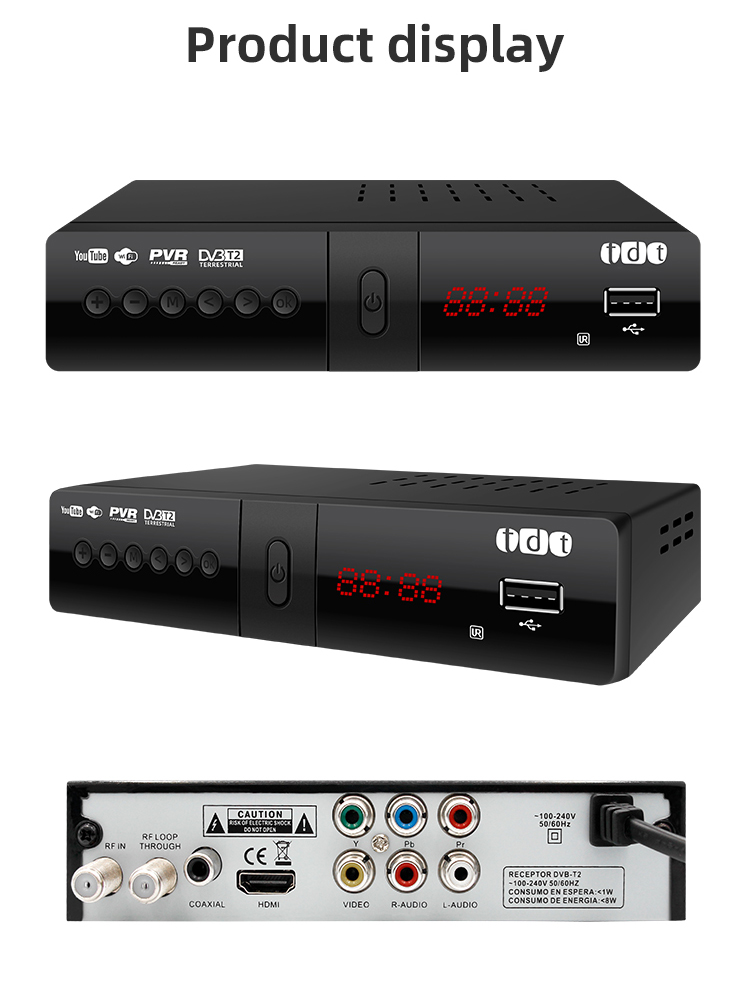 Shenzhen Junuo Smart Digital Tv Receiver Dvb-t2 Fta 1080p Decoder Tuner ...