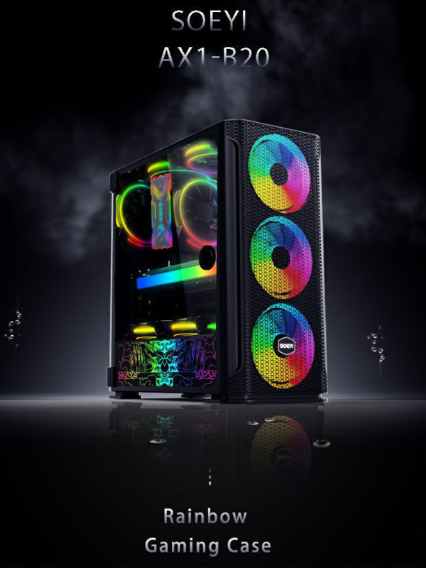 Soeyi Wholesales Custom Logo Pc Casing Mid Tower Soeyi Oem/odm Case Pc ...