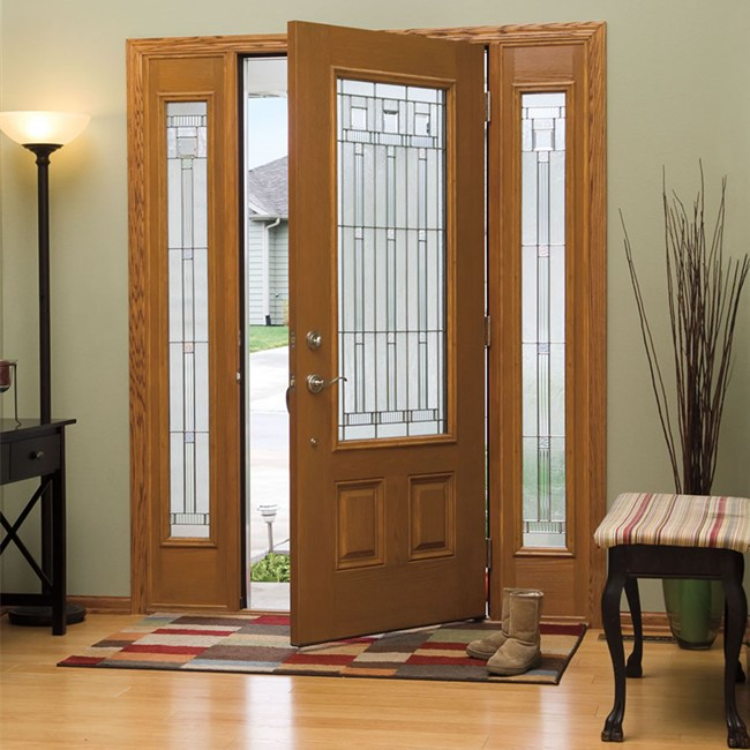Buy Wholesale China Bomei New Style Interior Solid Wooden Glass Doors ...