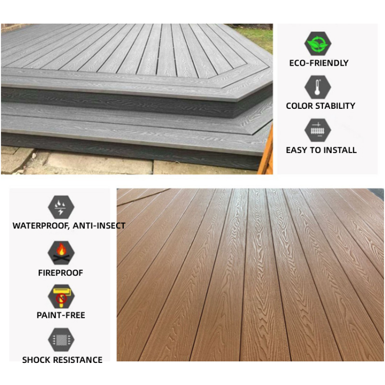Tercel Non-warping Non-splitting Outdoor Easy Install Wood Plastic ...
