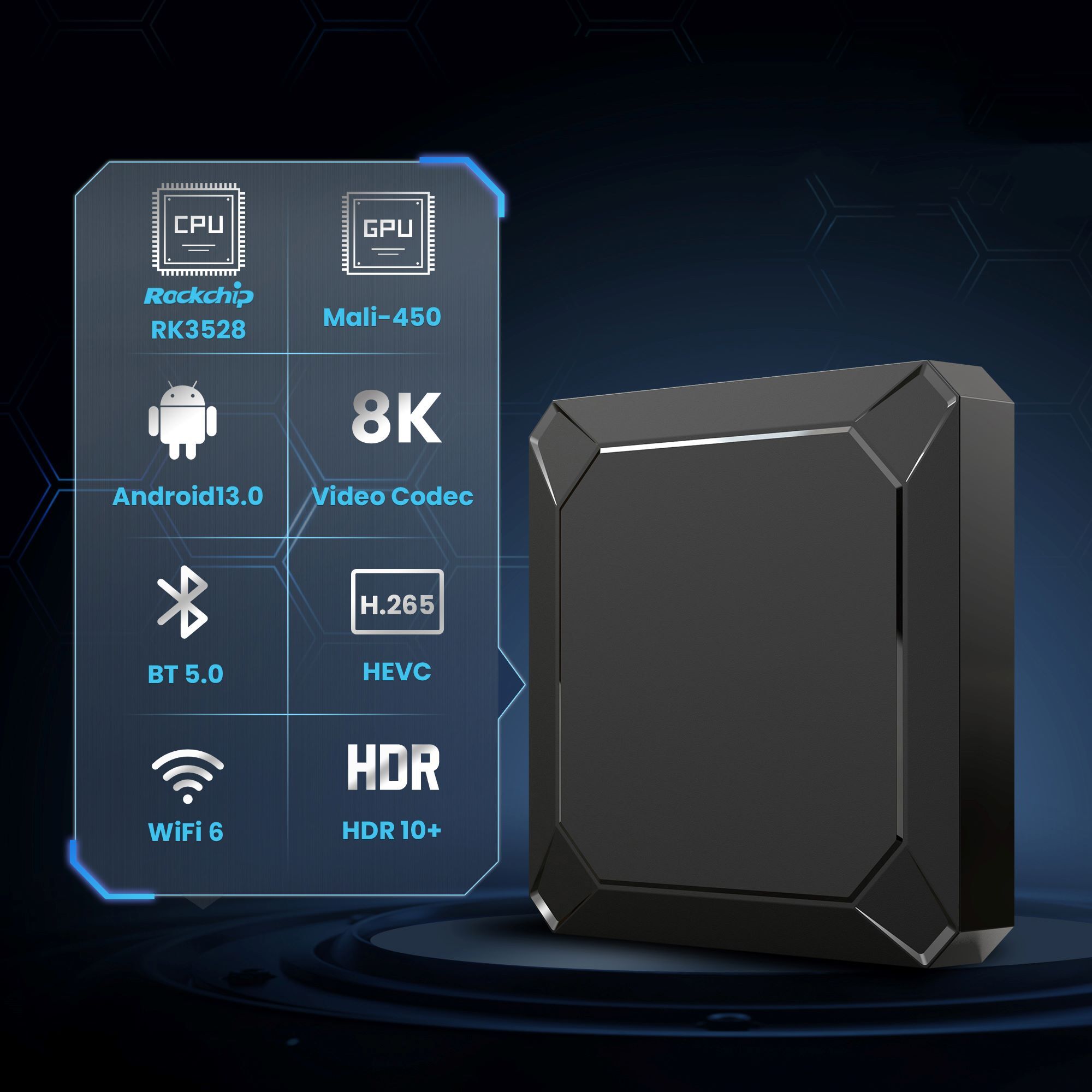 Buy China Wholesale Wholesale 8k Android 13 Tv Box Rk3528 /rk3588 Arm ...