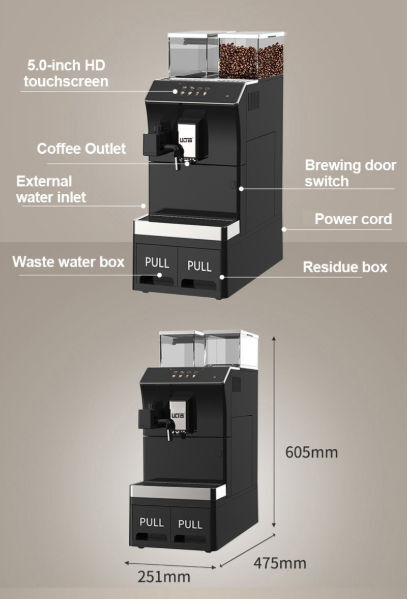 Buy Wholesale China Durable Large Capacity Coffee Machine Automatic ...