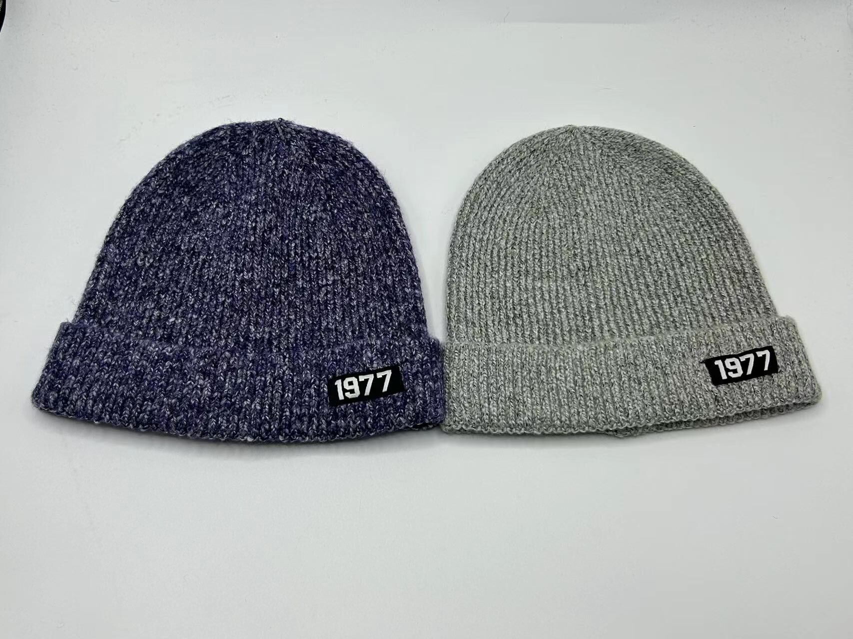 Buy Wholesale China Men's Knitted Mixed Color Ribbed Fashion Beanie ...