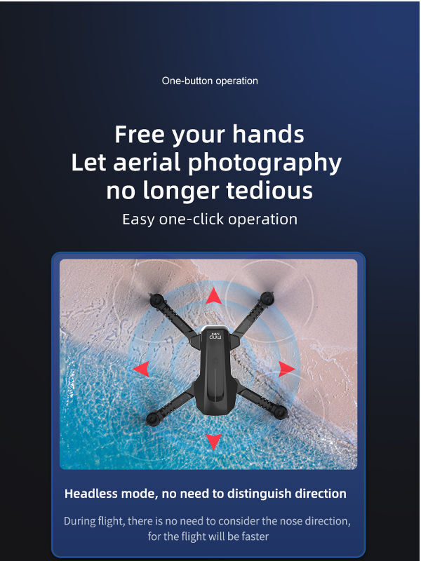 Mini Uav 4k Dual Camera Hd Aerial Photography Four Axis Remote Control ...