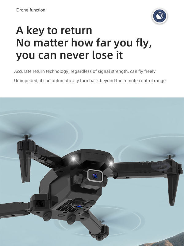 Mini Uav 4k Dual Camera Hd Aerial Photography Four Axis Remote Control ...