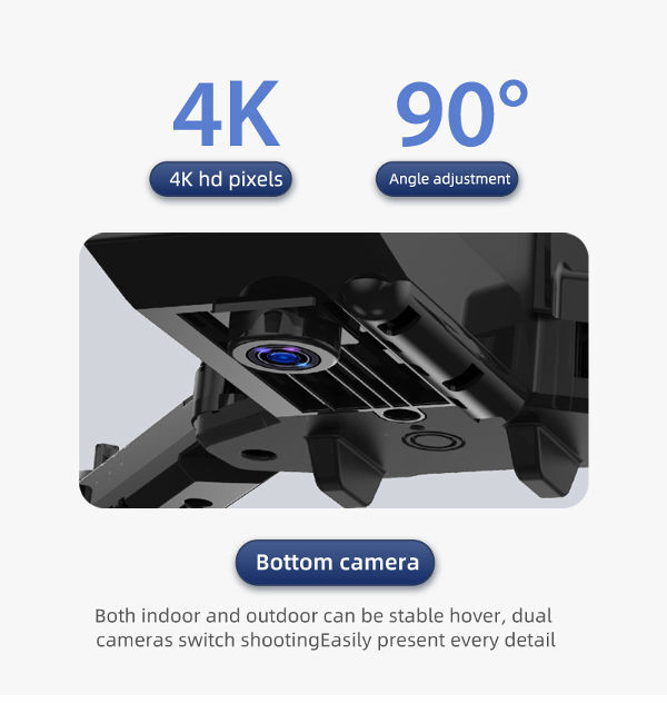 Mini Uav 4k Dual Camera Hd Aerial Photography Four Axis Remote Control ...