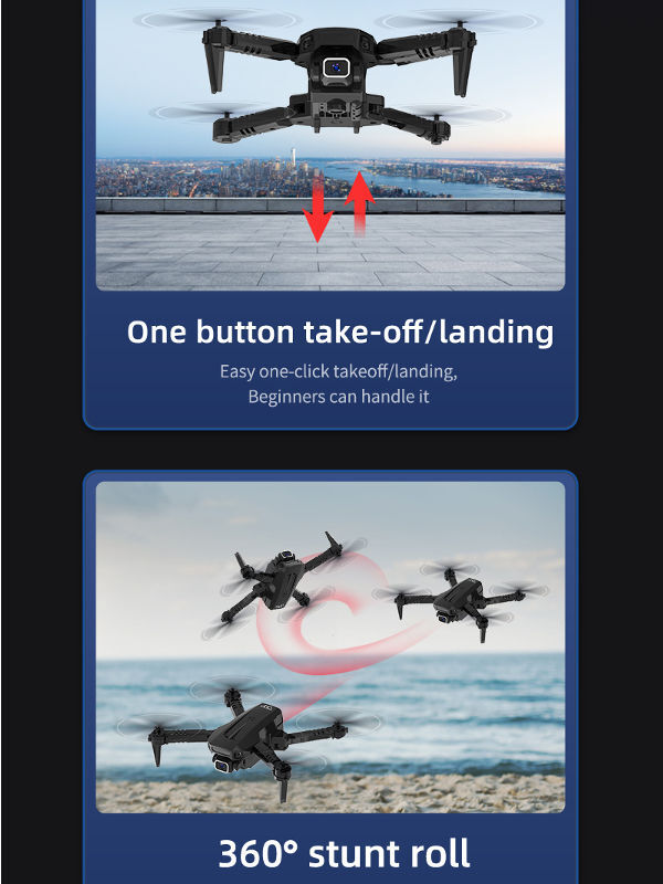 Mini Uav 4k Dual Camera Hd Aerial Photography Four Axis Remote Control ...