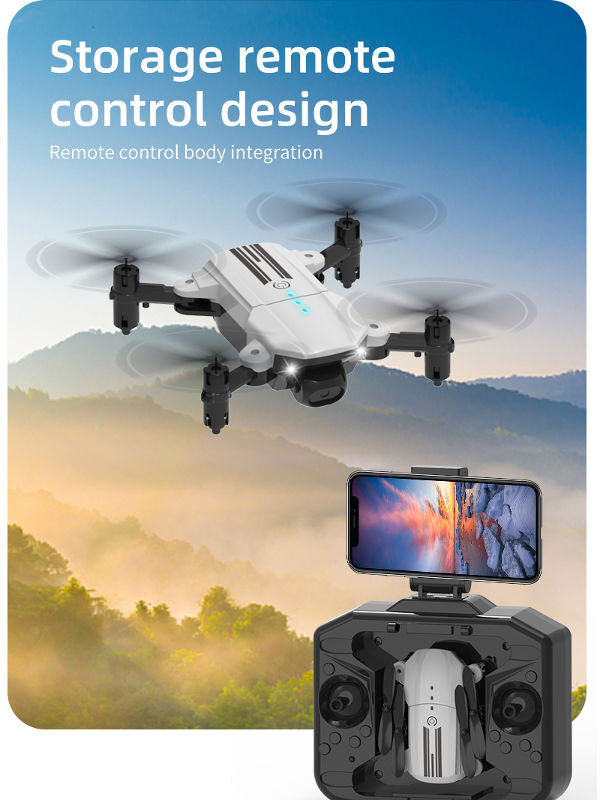 Storage Remote Control Mini Aerial Camera Uav 4k Hd Dual Camera 360 ...