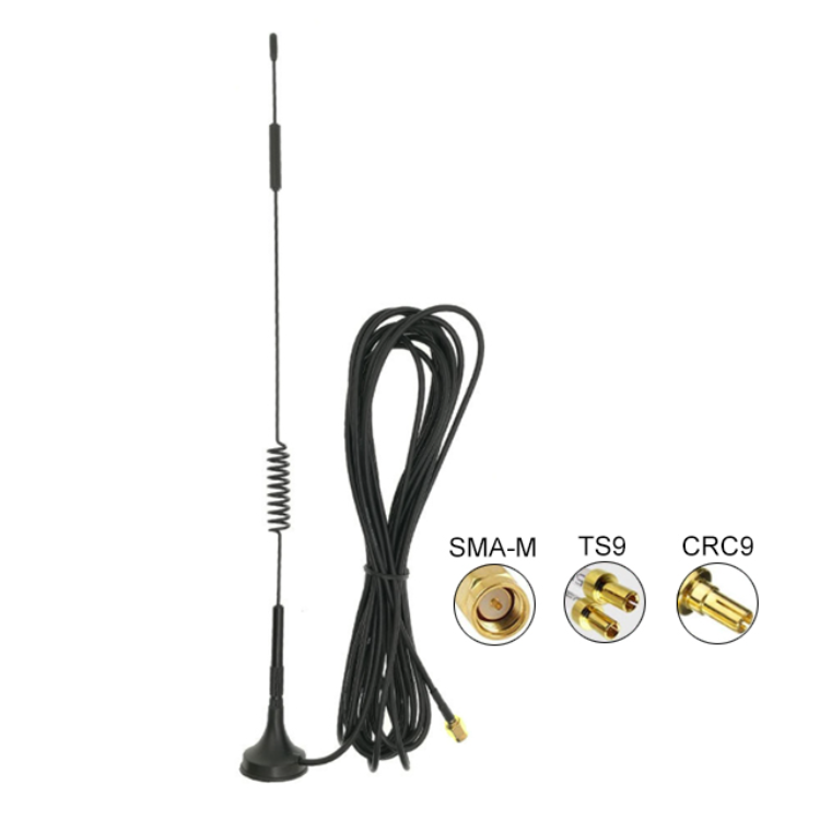 Wireless Router Antenna 700-2700mhz 12dbi 4g Lte Sma Ts9 Crc9 Connector ...