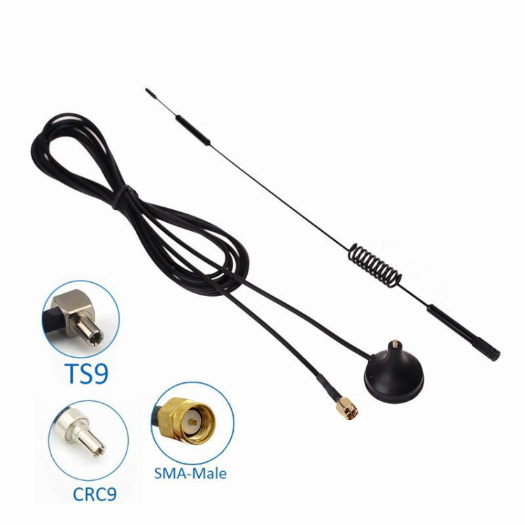 4g Antenna Ts9 3g Lte Sucker Antenne Wifi Sma/crc9 Male 12dbi Magnetic ...