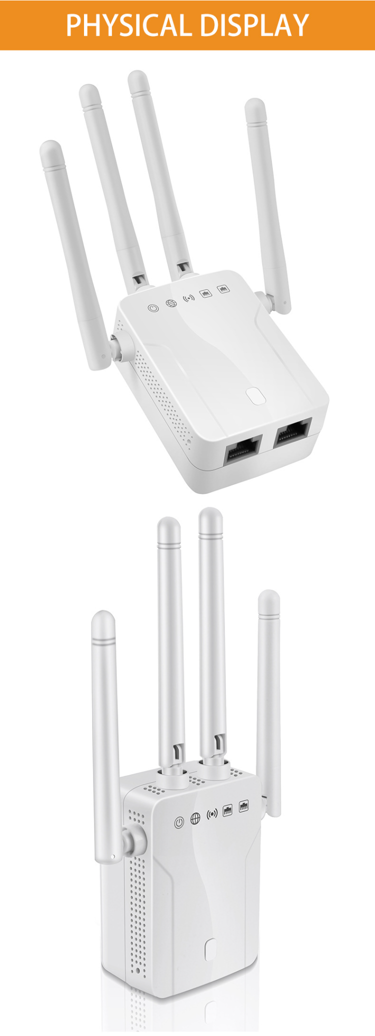 Wireless Repeater 1200mbps Long Range Signal 4g 5g Gsm Wi-fi Antenna ...