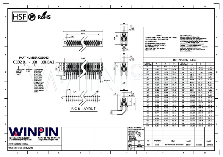 Frc Edge Card Connector 2.54mm Pitch Pci Slot Pcb Header Connector 4 8 ...