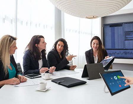 Android 10.1inch Touch Screen Intelligent Conference Control Tablet For ...