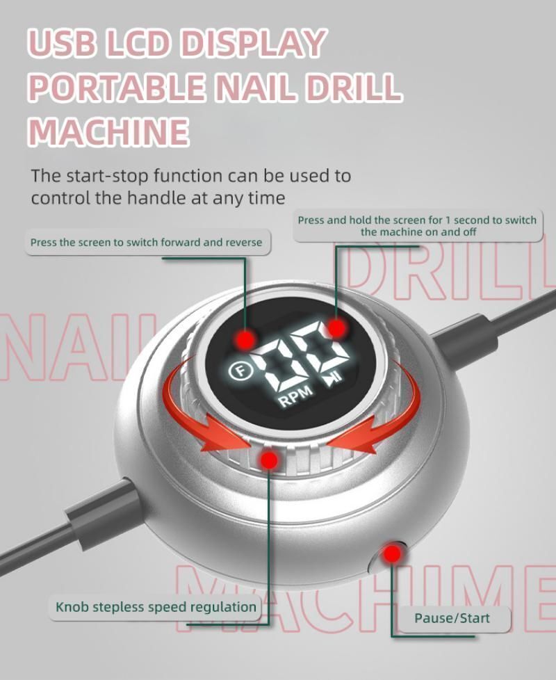 Buy Wholesale China Portable Usb Electric Nail Polish File Machine ...