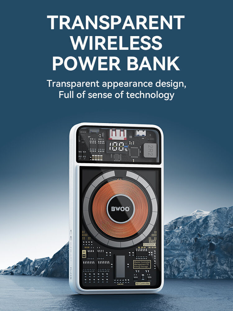 Buy China Wholesale Bwoo Portable Charging Magnetic Wireless Power Bank ...