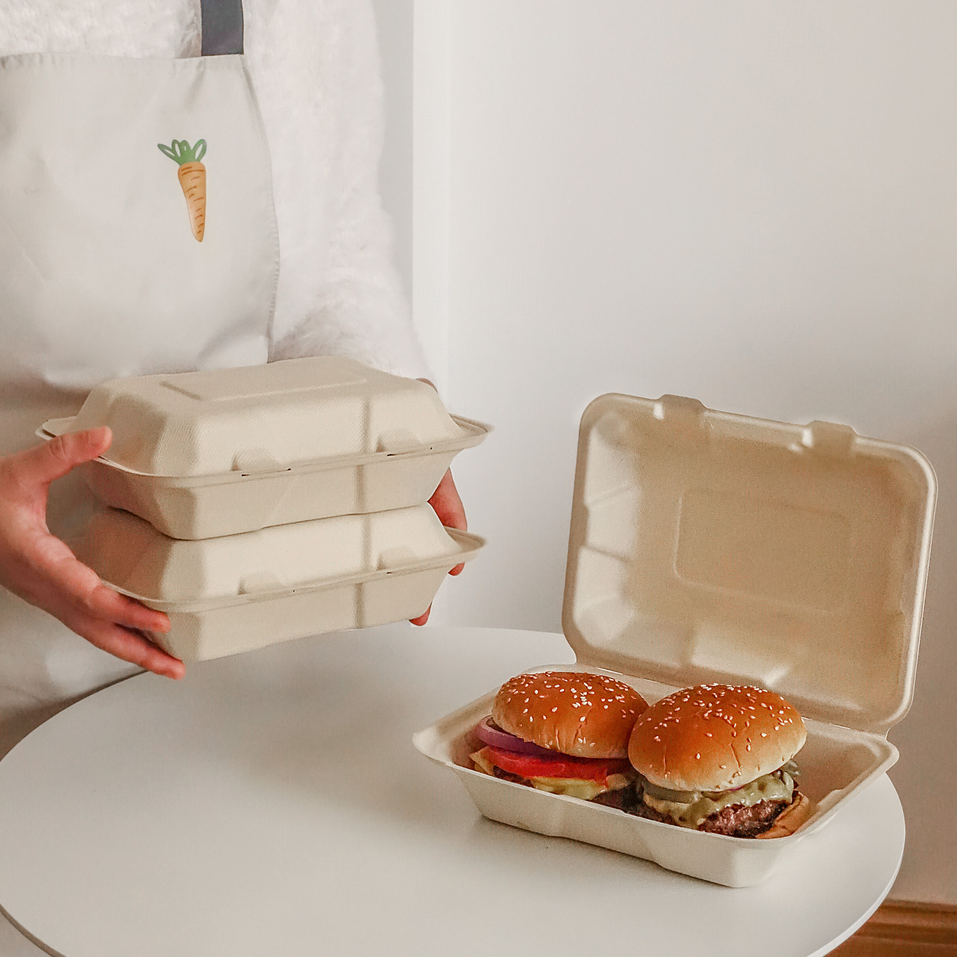 Clamshell Take Out Food Containers Compostable Food Container To Go ...