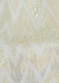 Buy Wholesale China "zigzag' Design Fabric With Gold Thread For Dress ...