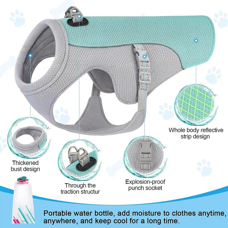 Buy Wholesale China Dog Cooling Jacket Uv-protected Cooling Vest Strap ...