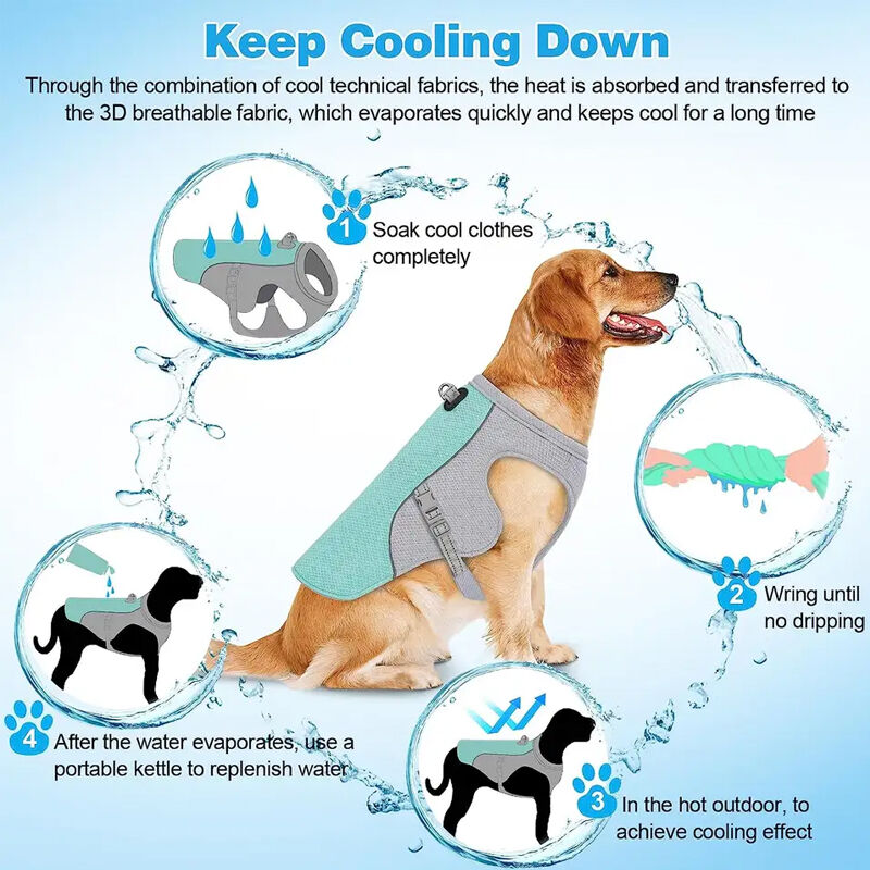 Buy Wholesale China Dog Cooling Jacket Uv-protected Cooling Vest Strap ...