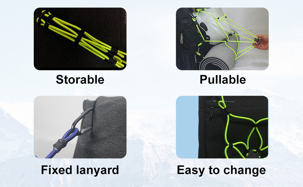 Packnet Backpack Carry Helmet Ball Sleeping Bag Clothing Shoes Tent ...