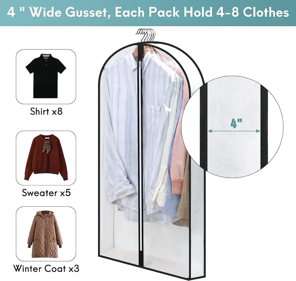 Three-dimensional Customized Non-woven Men's Suit Bag For Travel Dust ...