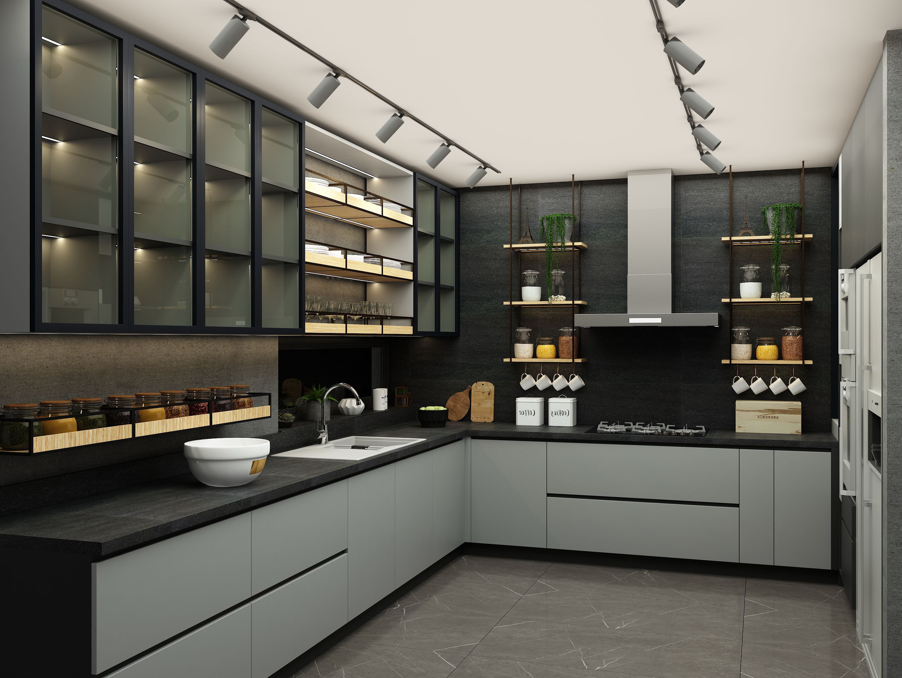 Efficient Mdf Kitchen Cabinets For Streamlined Culinary Spaces - Buy ...