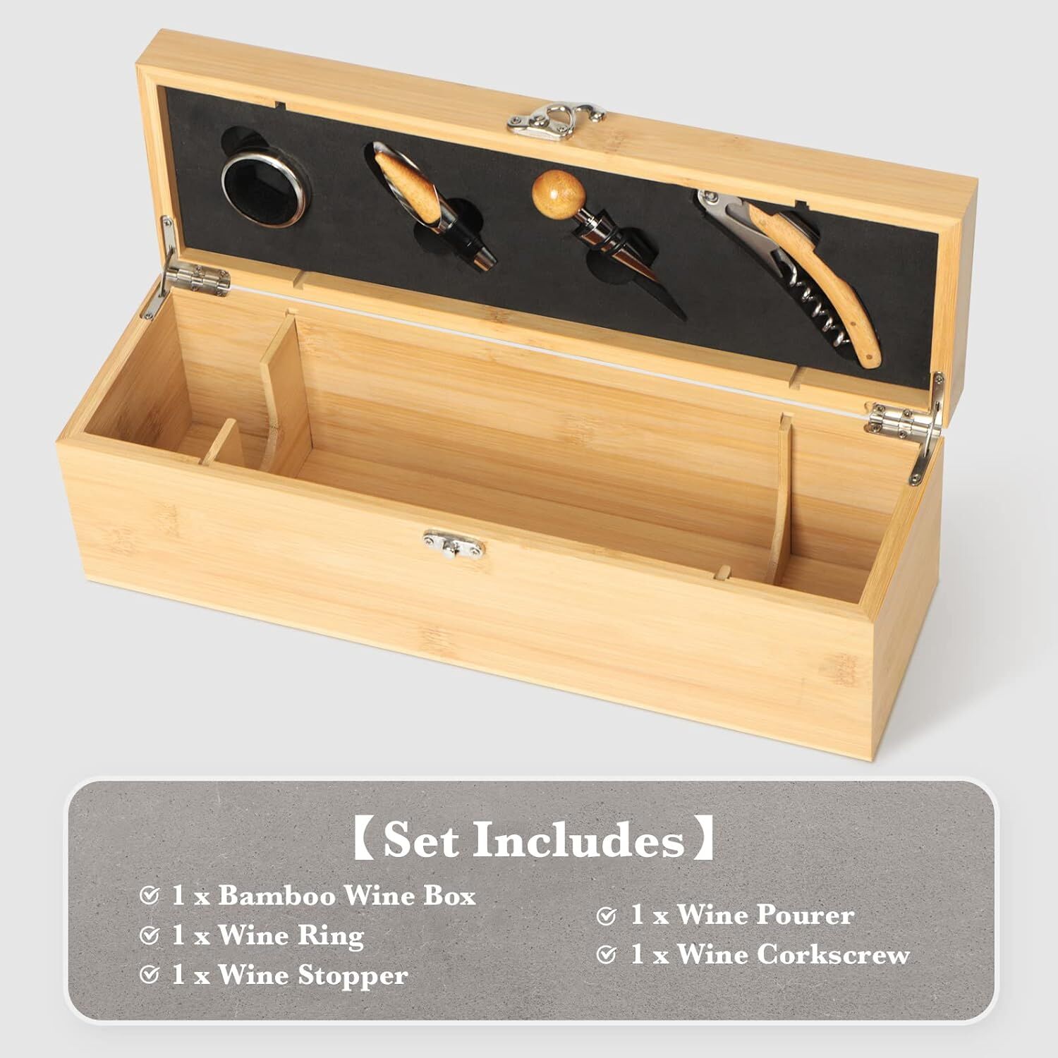 Buy Wholesale China Wine Wood Box Portable Two Bottle Wine Case For ...
