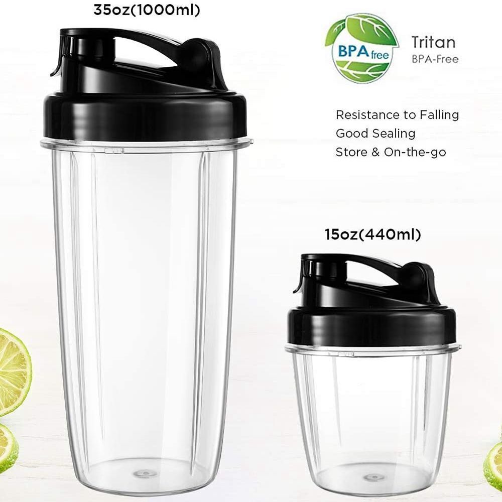 High Speed 1000w Tritan Cup Fruit Bullet Food Processor Portable Juice ...