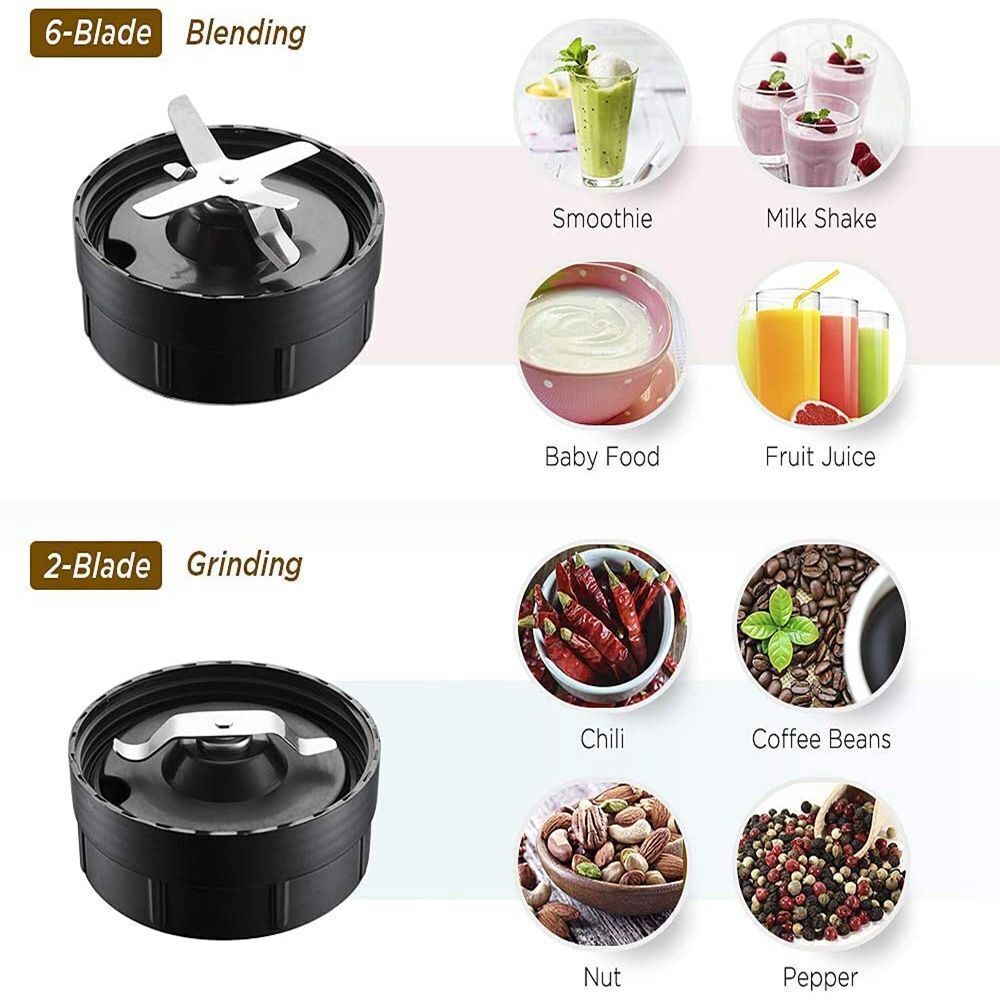 High Speed 1000w Tritan Cup Fruit Bullet Food Processor Portable Juice ...