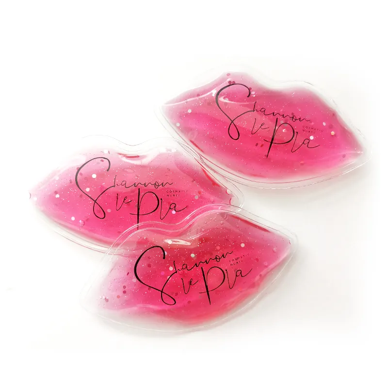 Hot Cold Lip Shaped Packs Beauty Care Cooling Pack Gel Ice Pack For ...