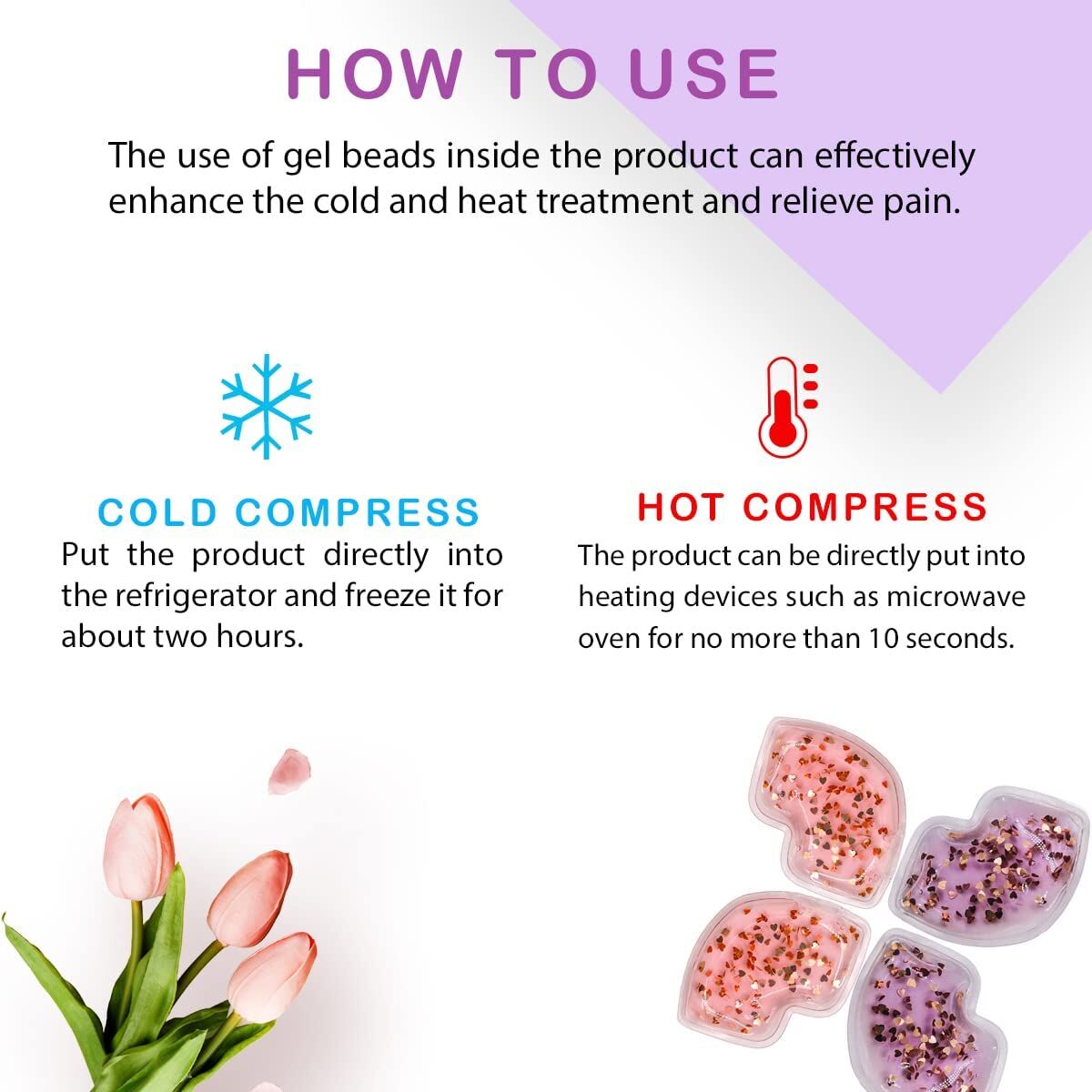 Hot Cold Lip Shaped Packs Beauty Care Cooling Pack Gel Ice Pack For ...