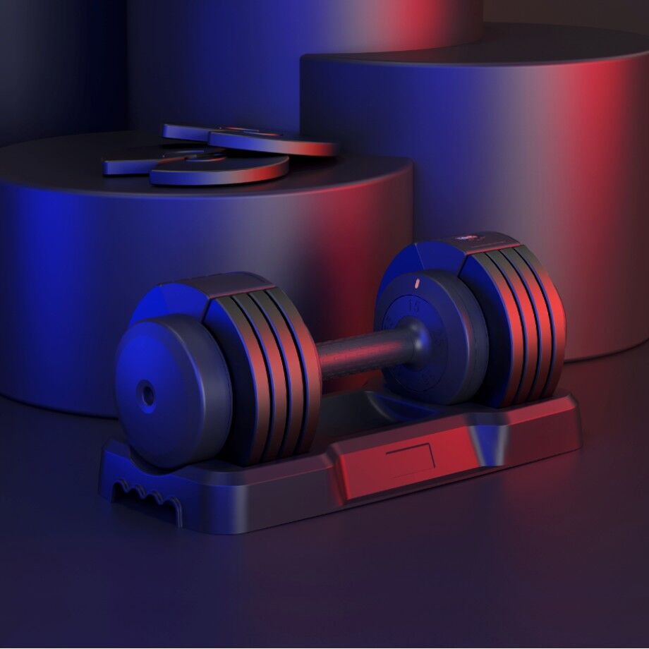 Buy Wholesale China Smart Dumbbel Oem 12.5lbs Adjustable Dumbbell Set ...