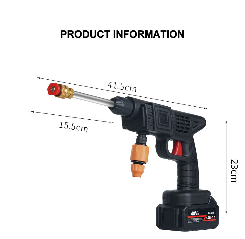 Wholesale Cordless Portable High Pressure Electric Car Washer Gun With ...