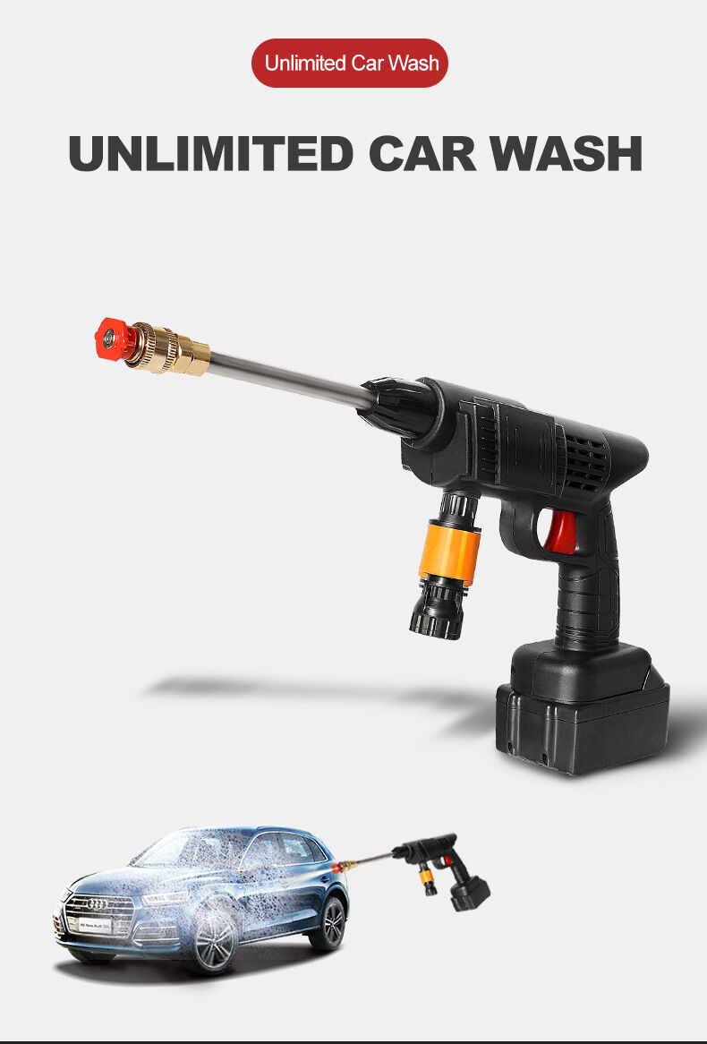 Wholesale Cordless Portable High Pressure Electric Car Washer Gun With ...