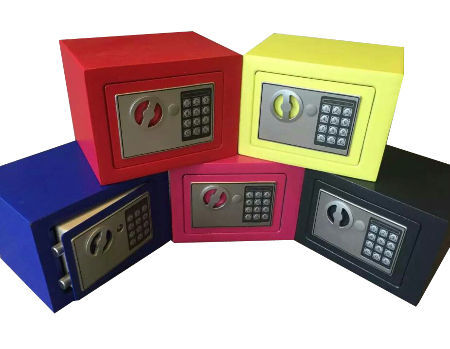 Steel Safe Box With Key And Digital Locker, Size:w23 X D17 X H17cm ...