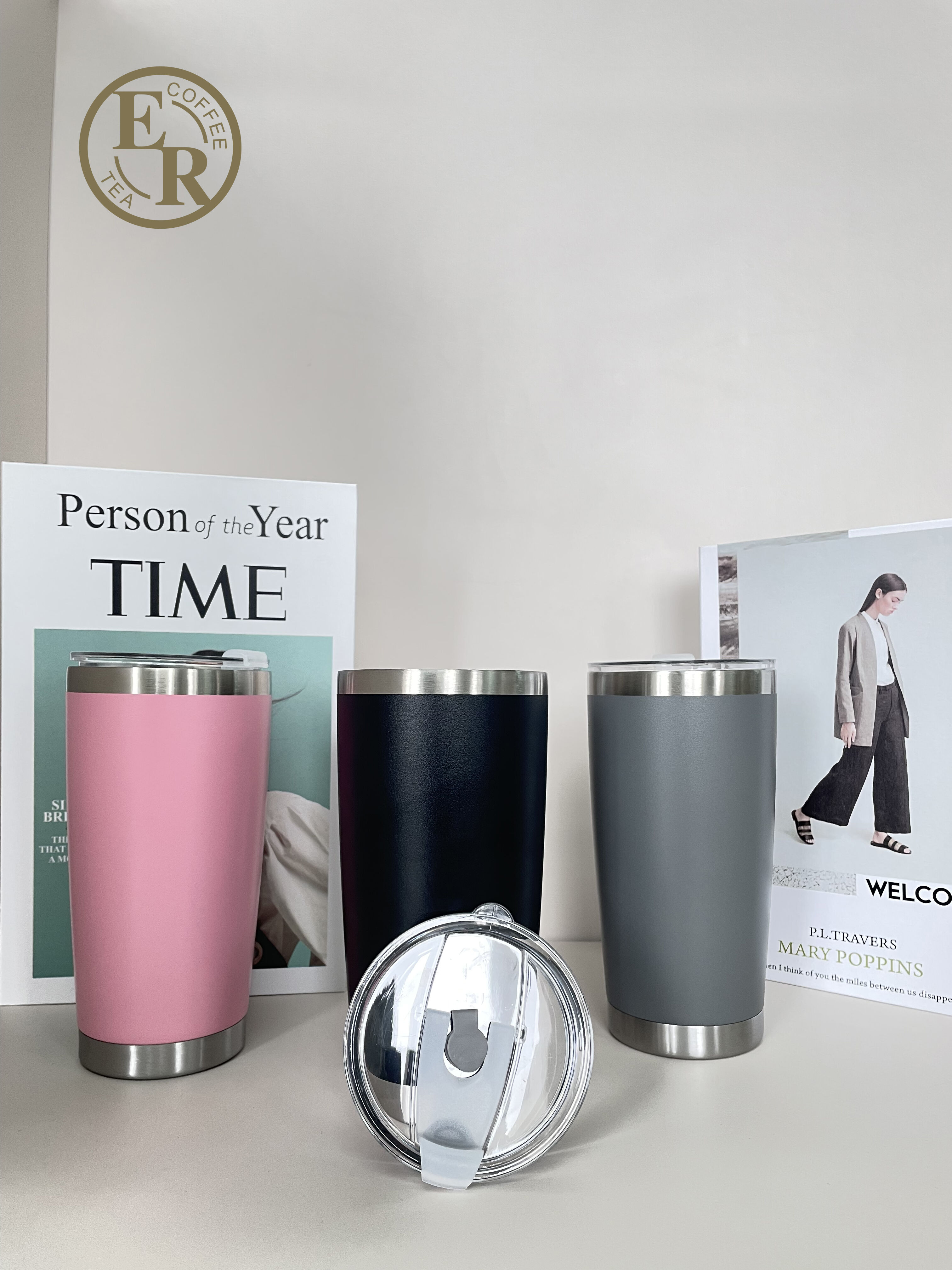 Custom 20oz 30oz Tumbler Insulated Cup Vacuum Travel Mug Stainless ...