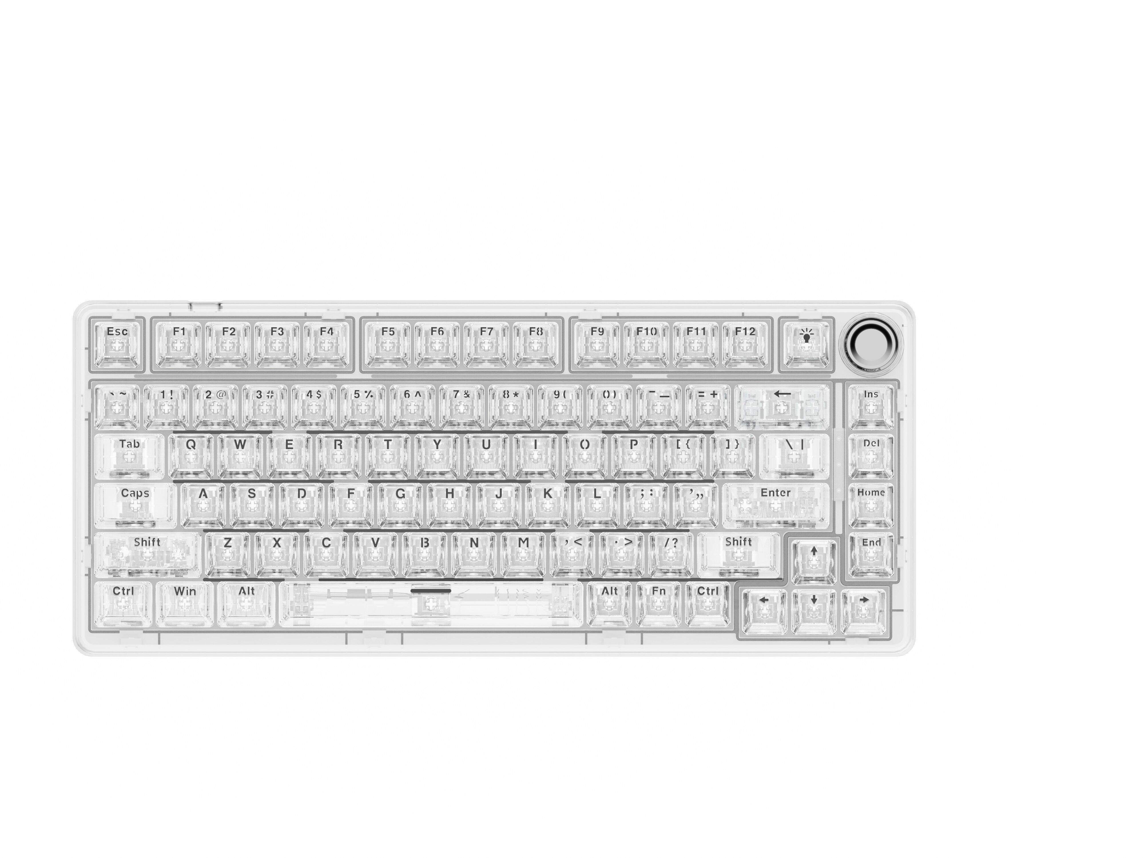 Buy Wholesale China Transparent Wired Mechanical Keyboard Aluminium ...