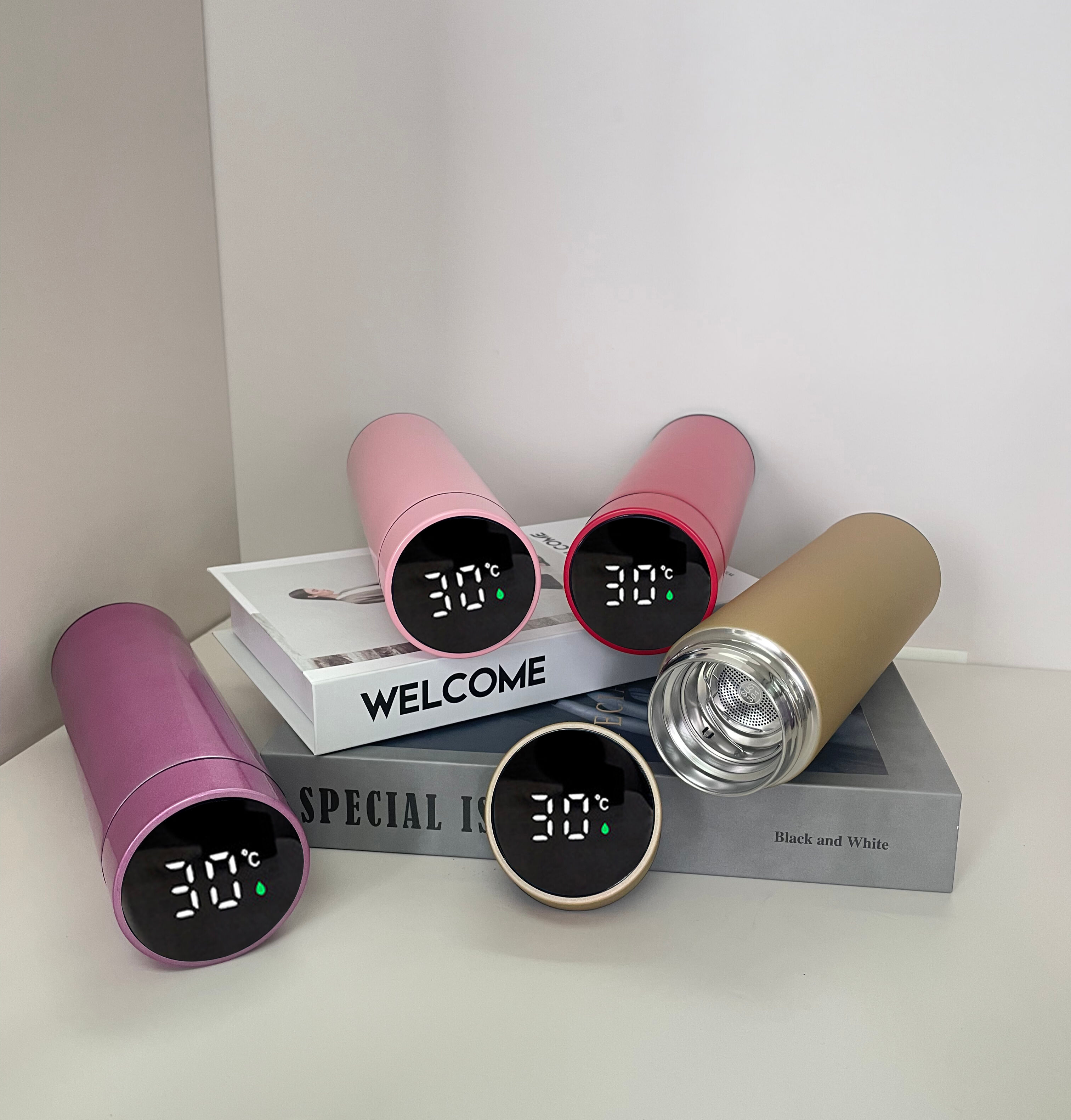 Smart Water Bottle Insulated Water Bottle Coffee Bottle Travel Coffee ...