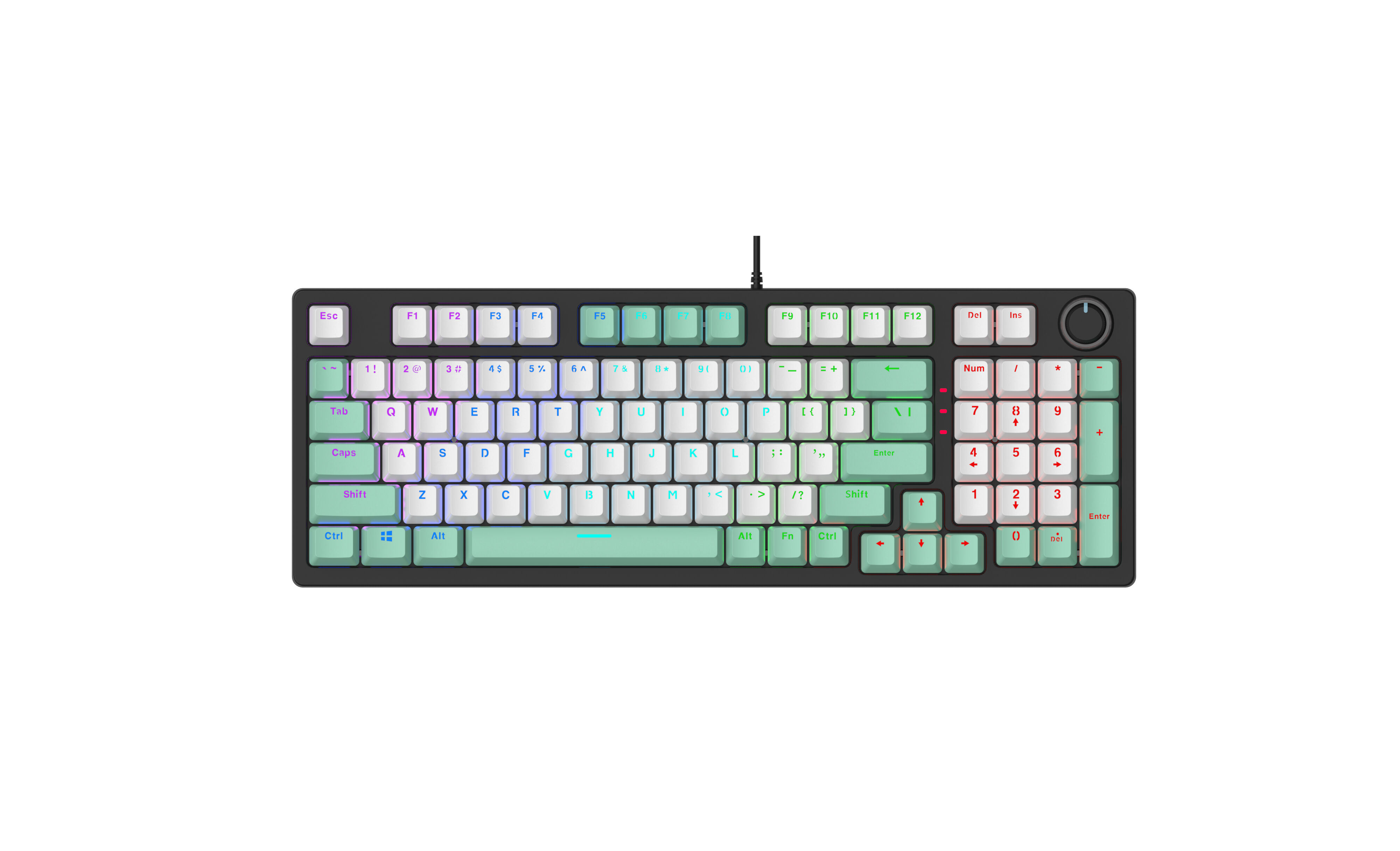 Buy Wholesale China 95% Mechanical Keyboard With Rotary Knob ...