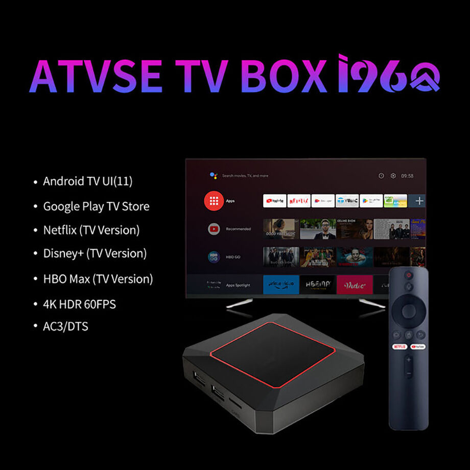 I96q Atv Smart Atv Box 32gb Android 11 Set Top Box Ip Tv With Dual Wifi ...