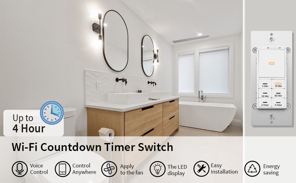 Buy Wholesale China Wifi Countdown Timer Switch 5-15-30 Minute 1-2-4 ...