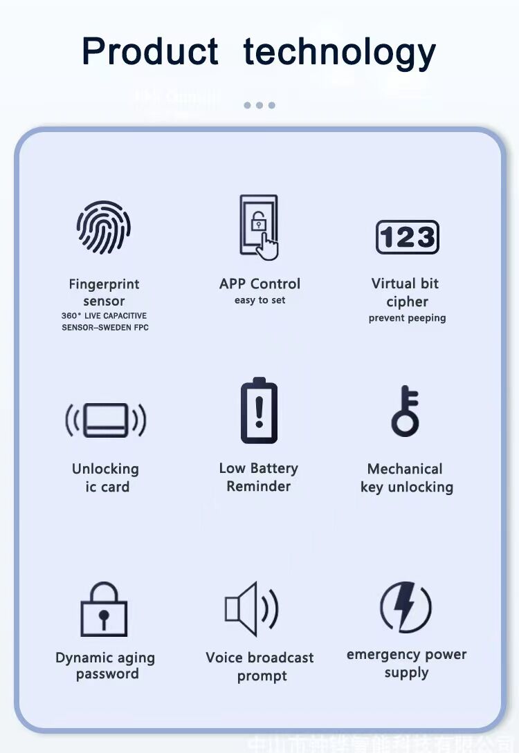 Fully Automatic Deadbolt Door Lock With Tuya Smart Or Tt Lock App For ...